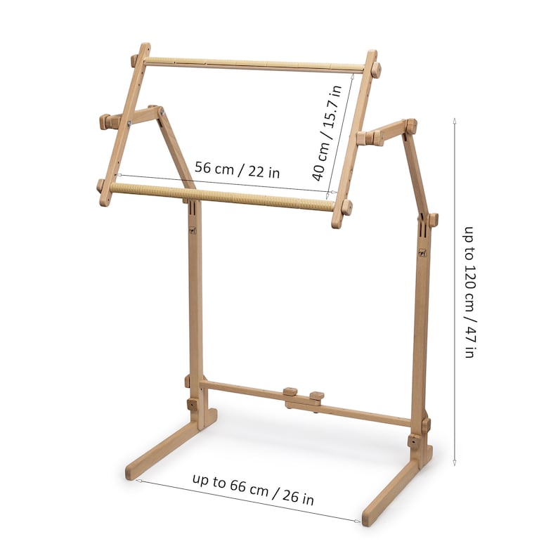 Needlework Floor-standing Type Stand With Adjustable Frame - Etsy
