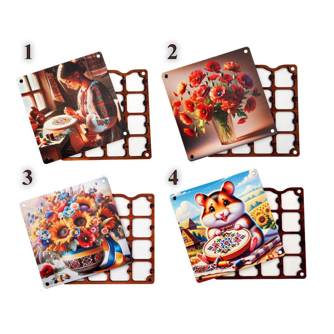 Wooden Beads Organizer, Beads Holder, Diamond Painting Accessories ...