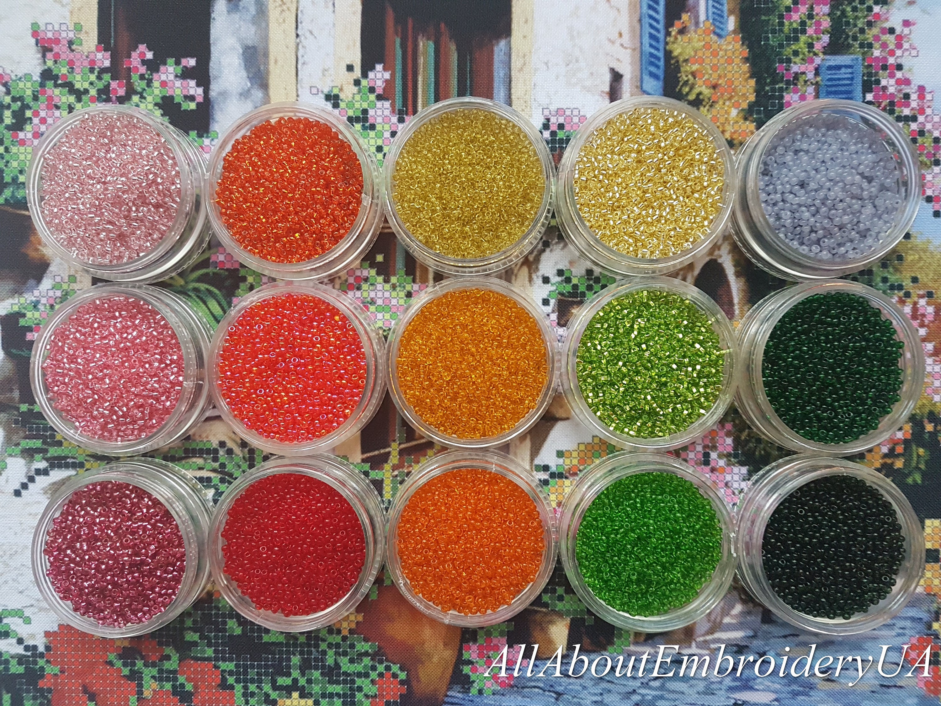 Italian Cityscape Embroidery kit Beaded Cross stitch City | Etsy