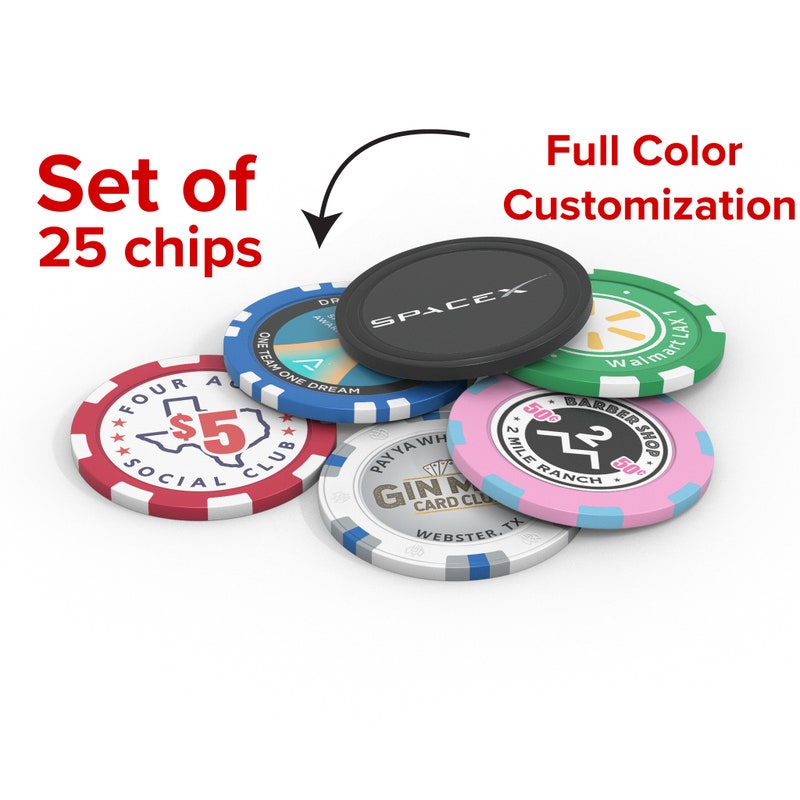 Custom Poker Chips - Etsy