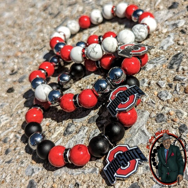 Ohio State Bracelet - Etsy