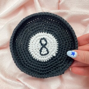 Custom Crochet Trinket Dish, 8-ball Trinket Dish, Custom Jewellery Tray ...