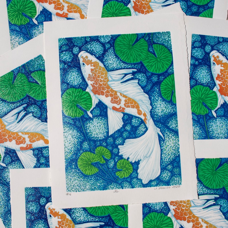 Reduction Linocut - Etsy