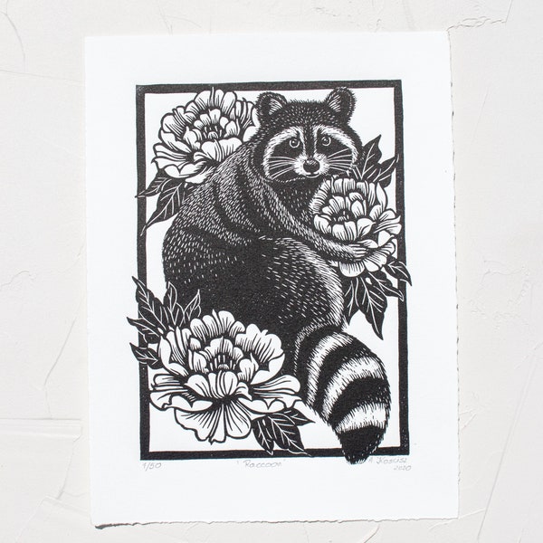 Linocut Print - Etsy