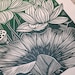 Lotus, Lino Print on Paper, Hand Printed, Signed, Contemporary Wall Art ...
