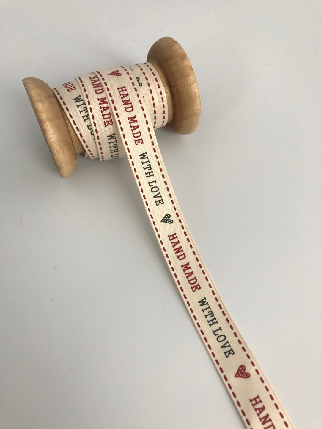 Handmade With Love Ribbon - 16mm Width, Priced per Metre - Etsy UK