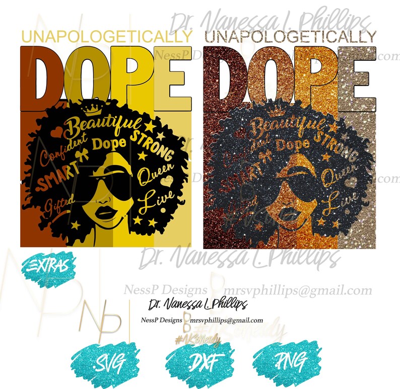 Black Woman Svg Unapologetically Dope Dope Black Woman Afro Etsy