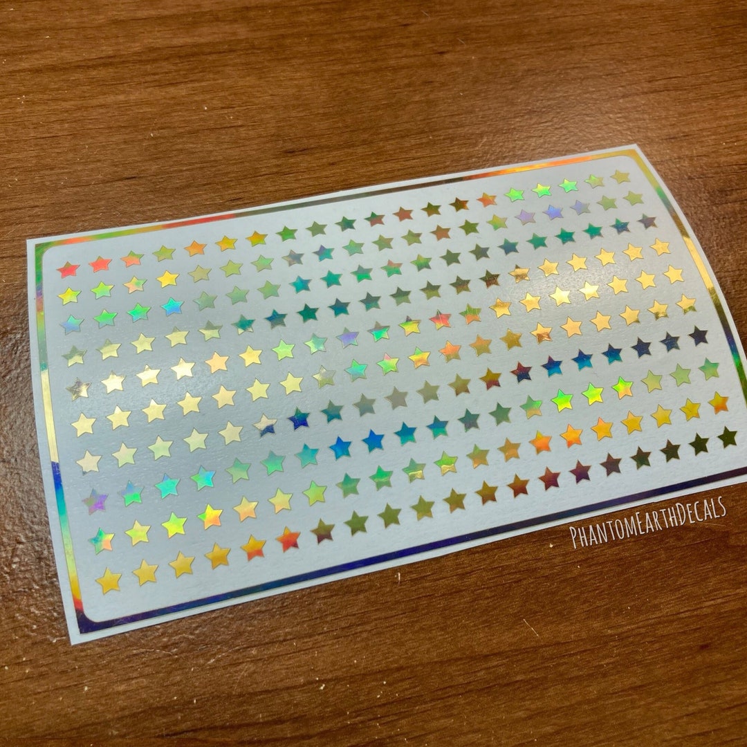 Gold Rainbow Star Planner Stickers Small Vinyl Stickers for Planners ...