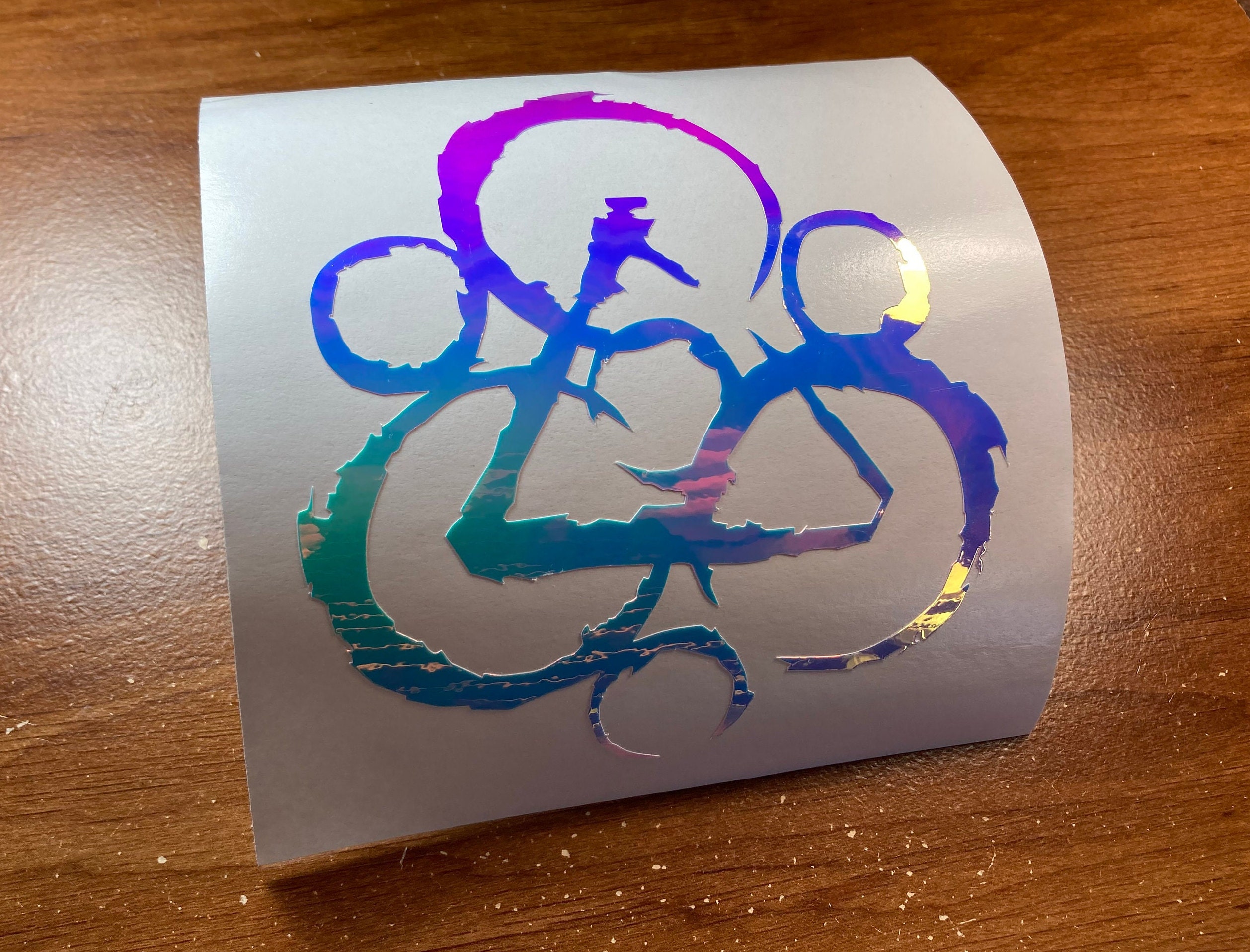 Coheed and Cambria Opal Chrome Keywork Vinyl Car Laptop Decal Sticker ...