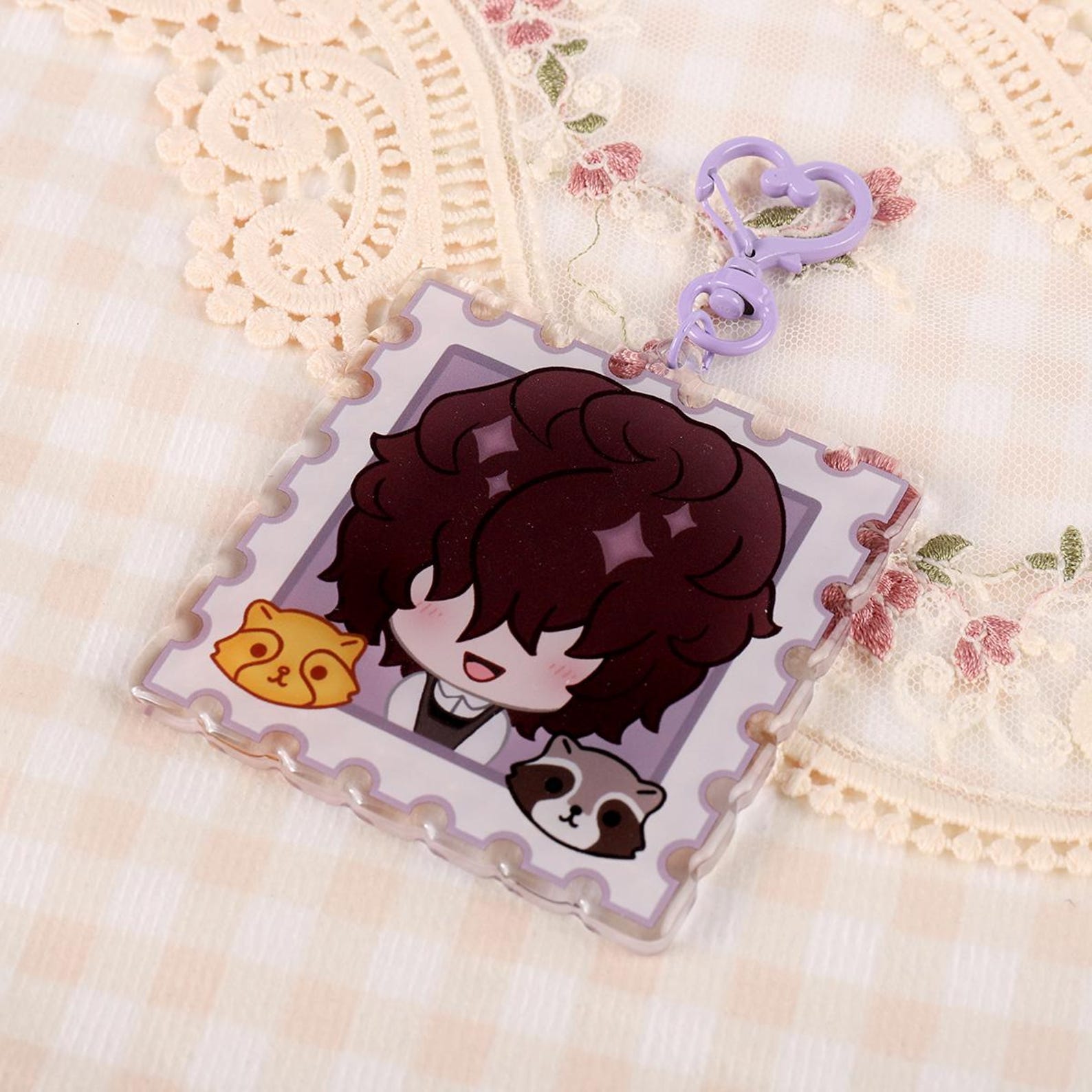 Poe BSD Acrylic Postage Stamp Charm - Etsy
