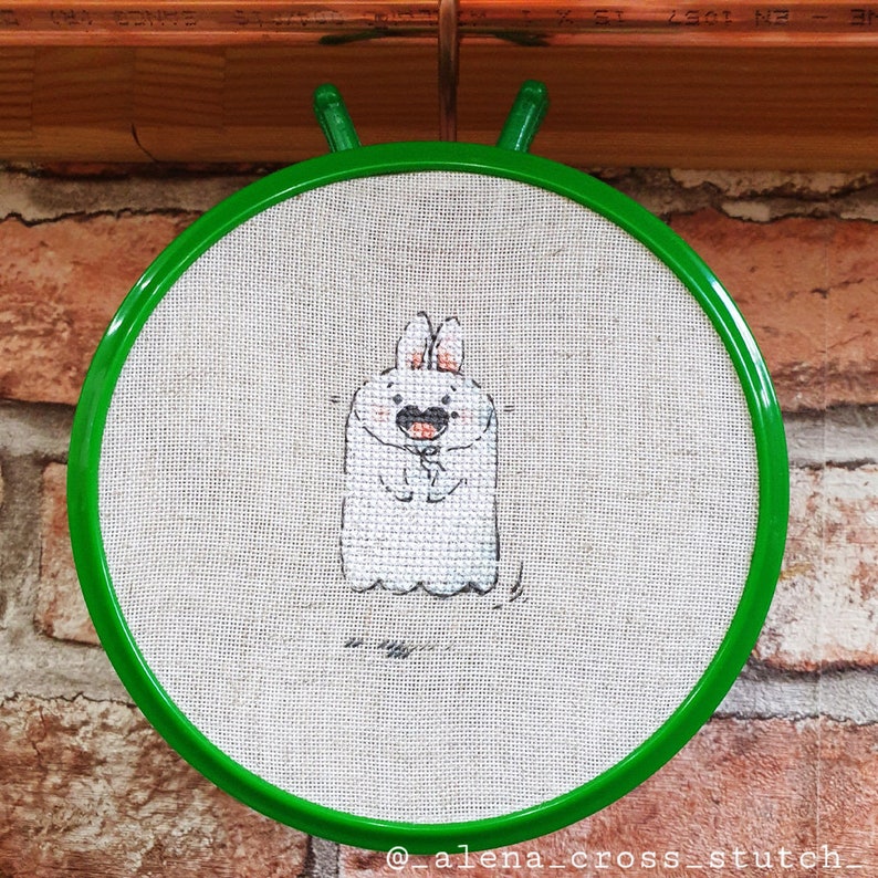 Three Cute Ghosts Cross Stitch Pattern Ghosts Family Cross - Etsy
