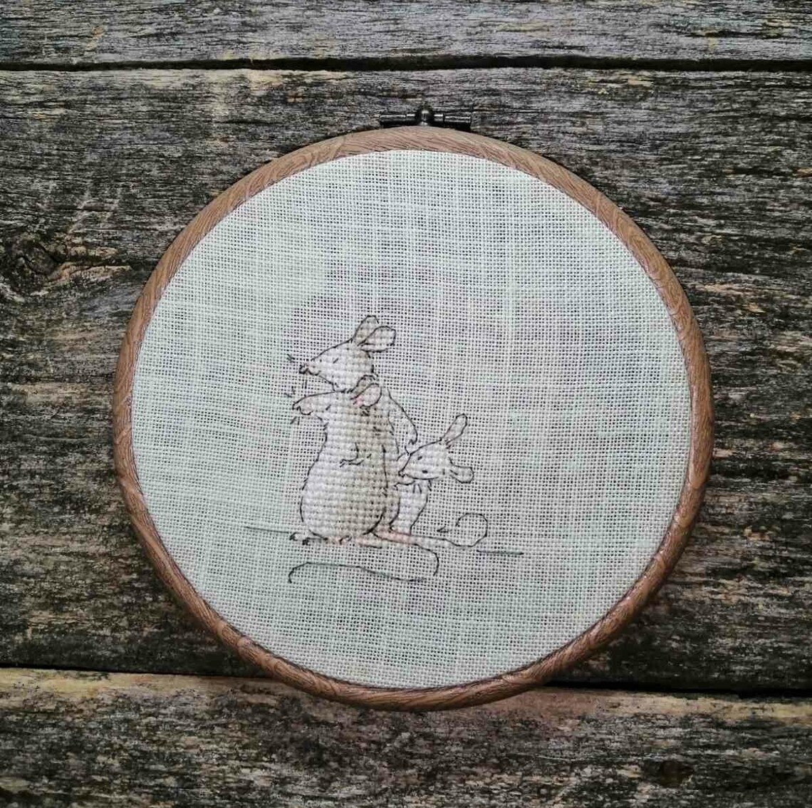 Three Mice Cross Stitch Pattern Mice Family Cross Stitch Mouse ...