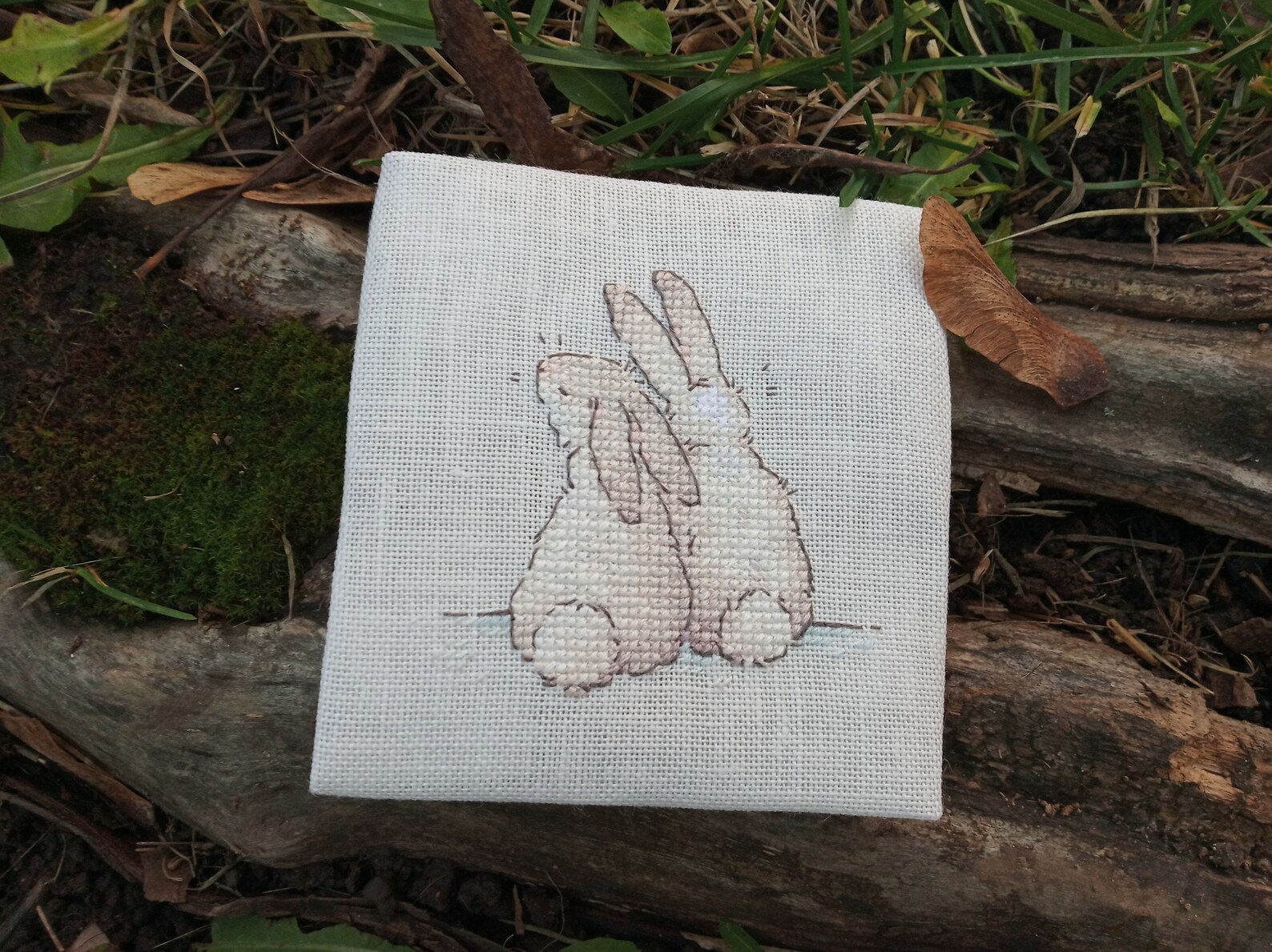 Two Bunnies Cross Stitch Pattern Better Together Cross Stitch | Etsy