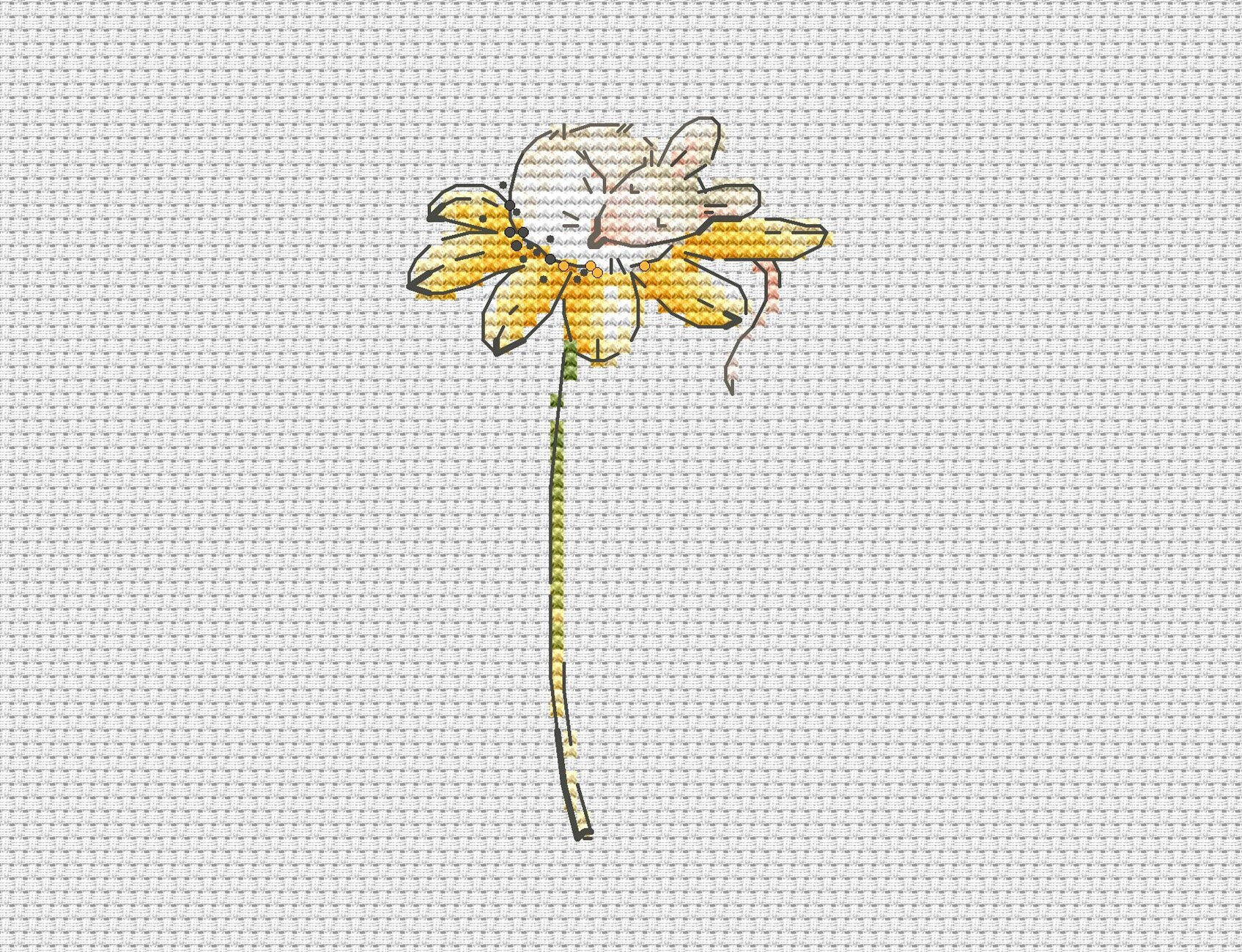 Sleeping Beauty Cross Stitch Pattern Baby Cross Stitch Mouse Cross ...