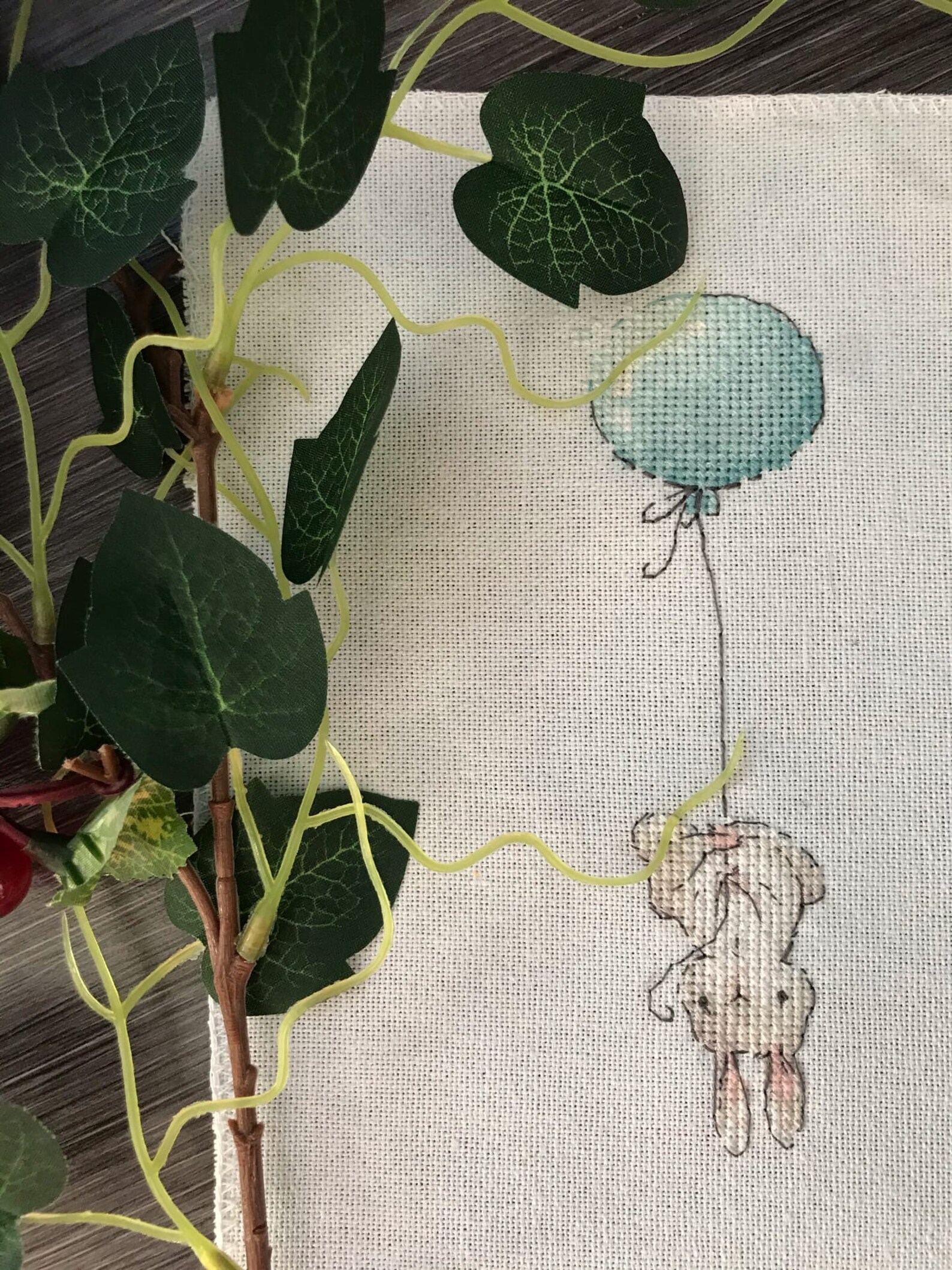 Cross Stitch Pattern Baby Boy Cross Stitch Bunny With Balloon - Etsy