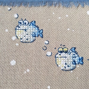 Fishes Cross Stitch Cute Fish Cross Stitch Piranha Cross - Etsy