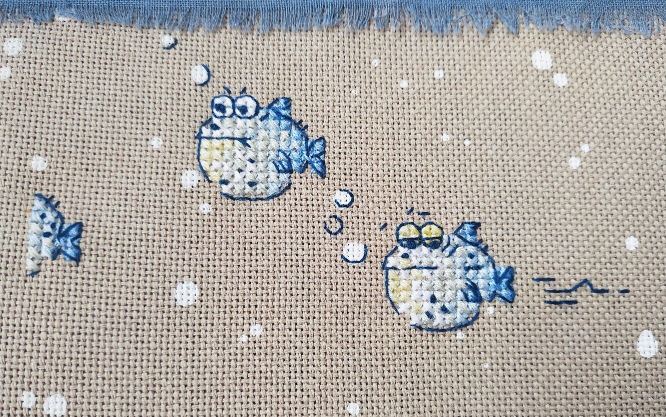 Fishes Cross Stitch Cute Fish Cross Stitch Piranha Cross - Etsy
