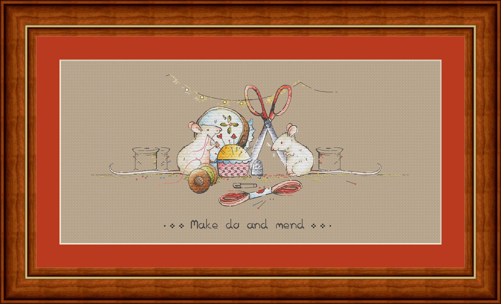 Needlework Cross Stitch Pattern Needlework Mouse Cross Stitch | Etsy