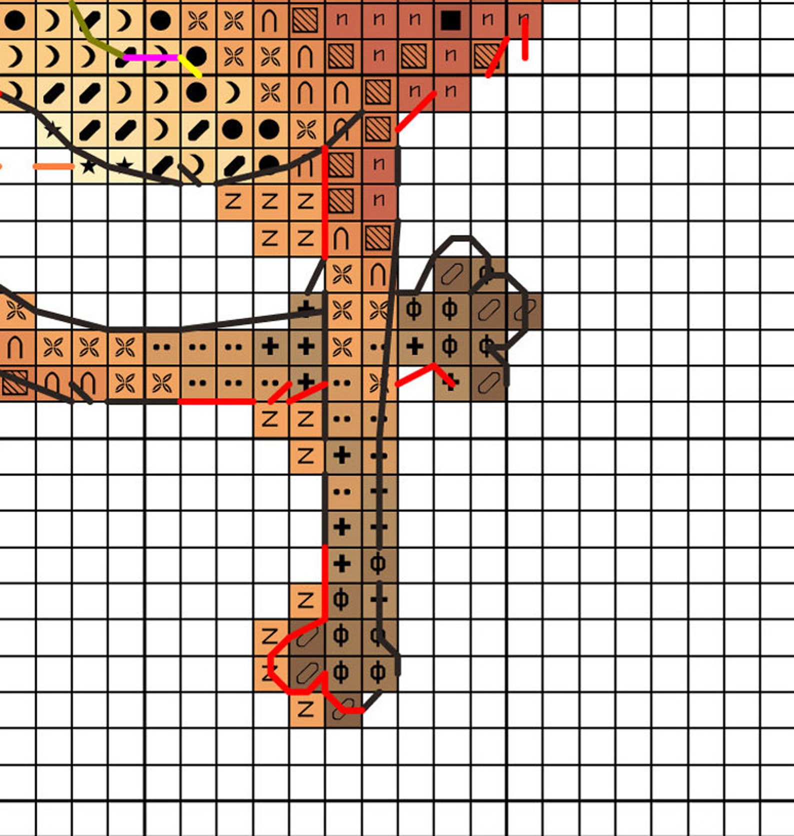 Fox Robin Hood Cross Stitch Pattern Sleeping Fox Cross Stitch Forest ...