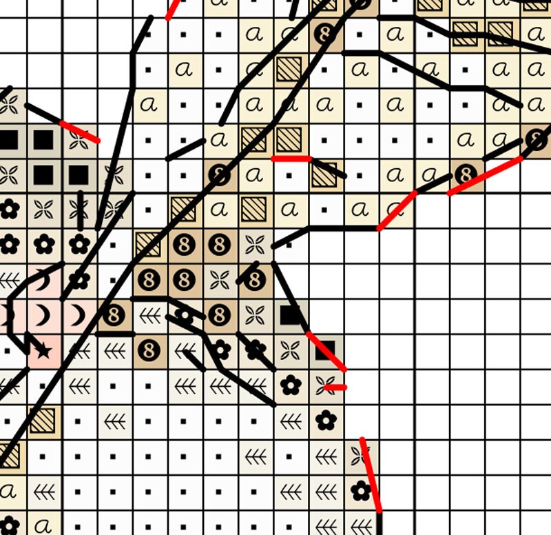 Mouse With Quill Pen Cross Stitch Pattern Cute Little Mouse - Etsy