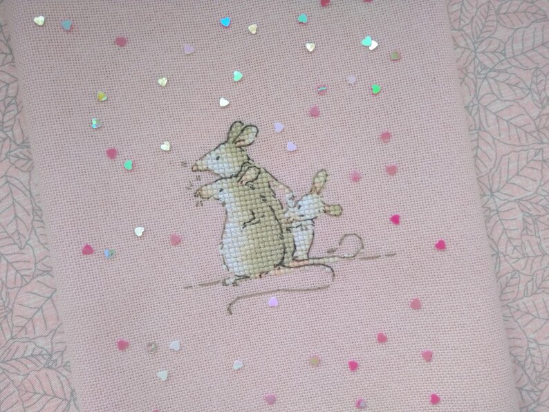 Three Mice Cross Stitch Pattern Mice Family Cross Stitch Mouse ...