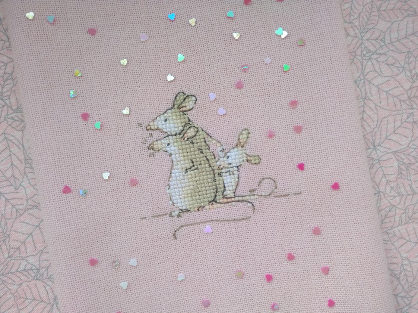 Three Mice Cross Stitch Pattern Mice Family Cross Stitch Mouse ...