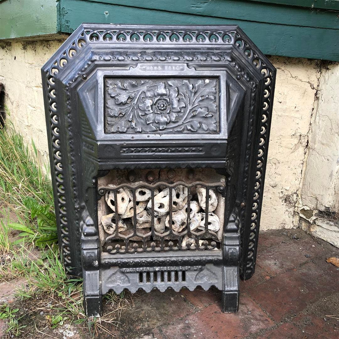 Early Antique Gas Fire Stove With Coal Effect Cast Iron 1880s - Etsy