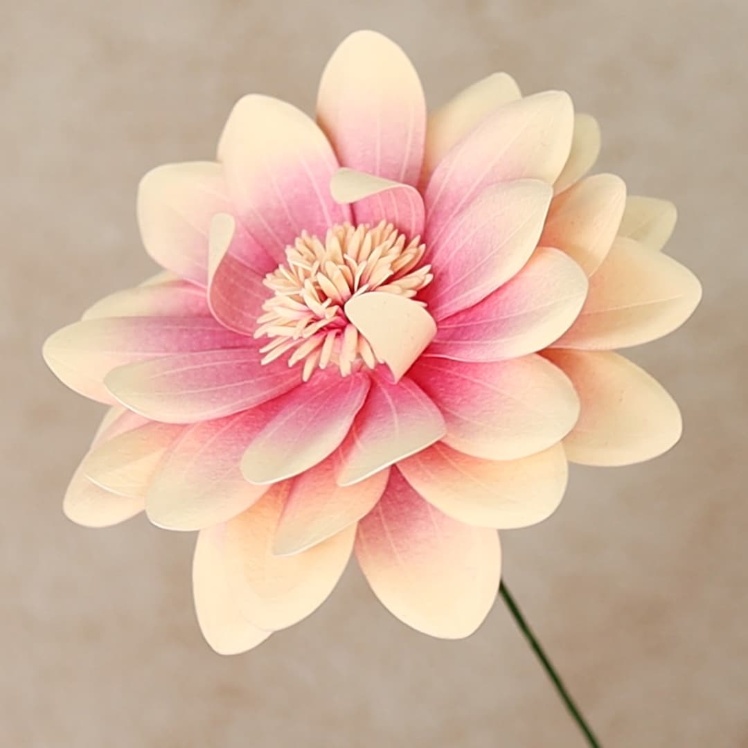Dahlia Paper Flower SVG Digital File - Etsy
