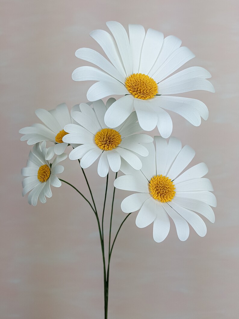 Daisy Paper Flower SVG Digital File for Cricut & Silhouette - Etsy Canada