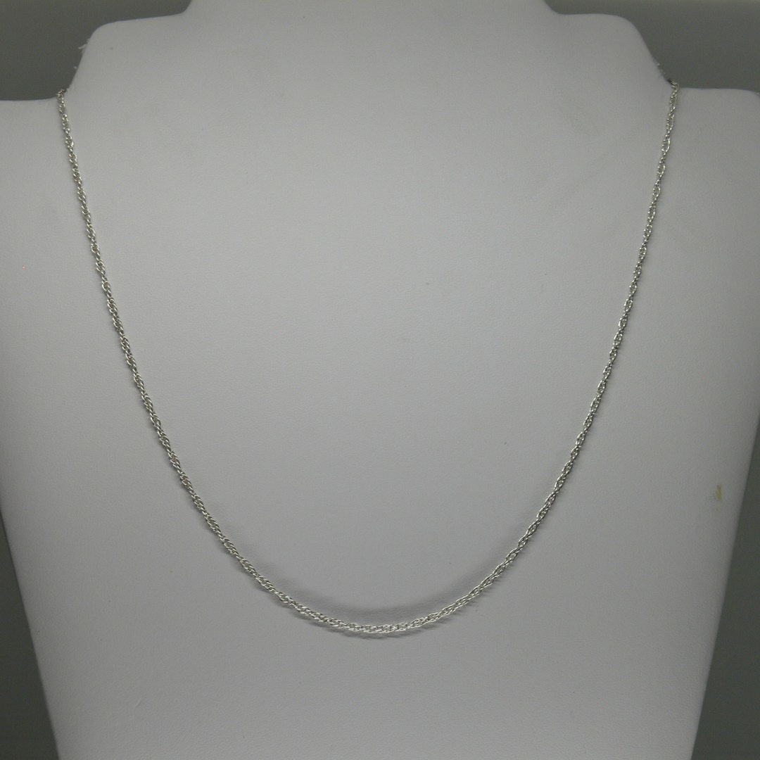 Loose Rope Chain, 18" L, 040 Gauge, Sterling Silver. Nice! (CHN007) - Etsy