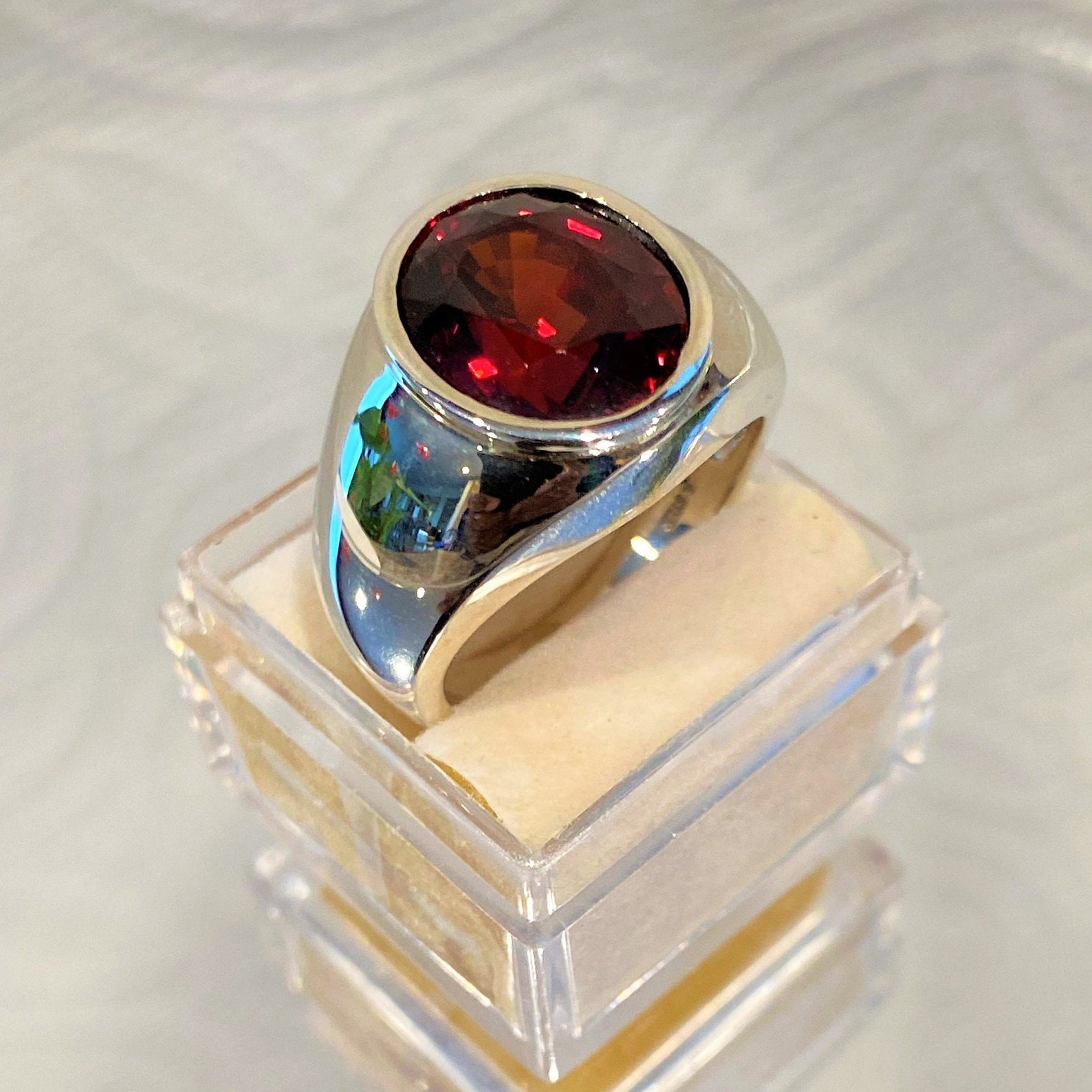 Ring custom Cast Sterling Silver Classic Design Made in 1 | Etsy