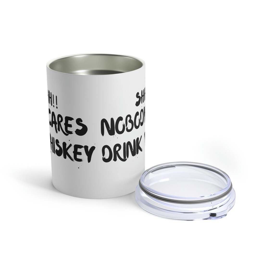 Nobody Cares Drink Whiskey Tumbler 10oz, Whiskey Tumbler, Unique Modern ...
