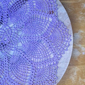 Leaves in a Web Crochet Doily Pattern, PDF Digital Download - Etsy