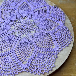 Leaves in a Web Crochet Doily Pattern, PDF Digital Download - Etsy