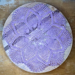 Leaves in a Web Crochet Doily Pattern, PDF Digital Download - Etsy
