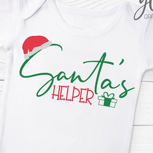 Santa's Helper - Christmas Digital Cutting File - SVG, DXF & PNG - Etsy