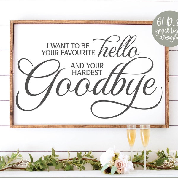 Hardest Goodbye - Etsy
