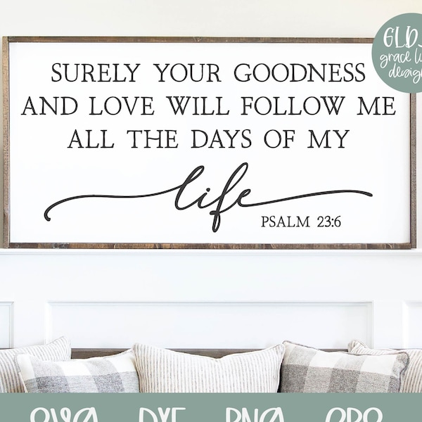 Psalm 23 Svg - Etsy