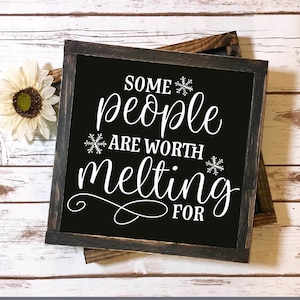 Some People Are Worth Melting for - SVG Cut File - Christmas SVG - Etsy