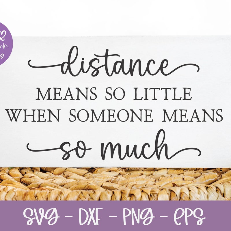 Distance Svg - Etsy