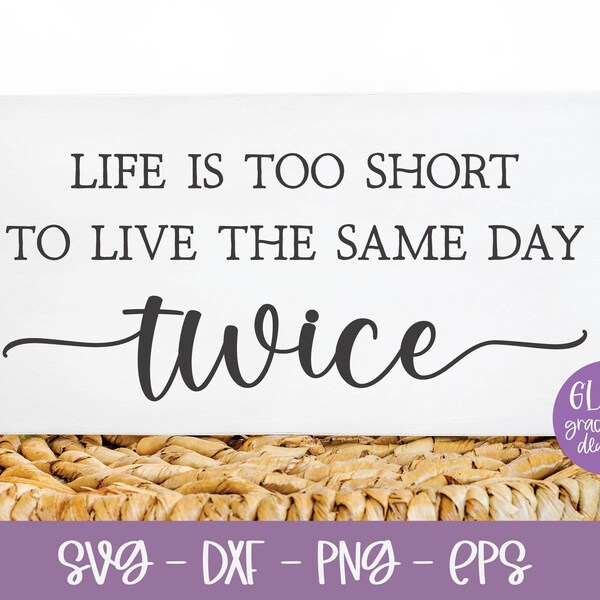 Life is Too Short - Etsy