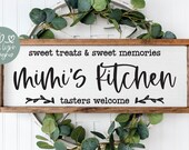 Mimi's Kitchen Mimi SVG Mimi Sign Design - Etsy