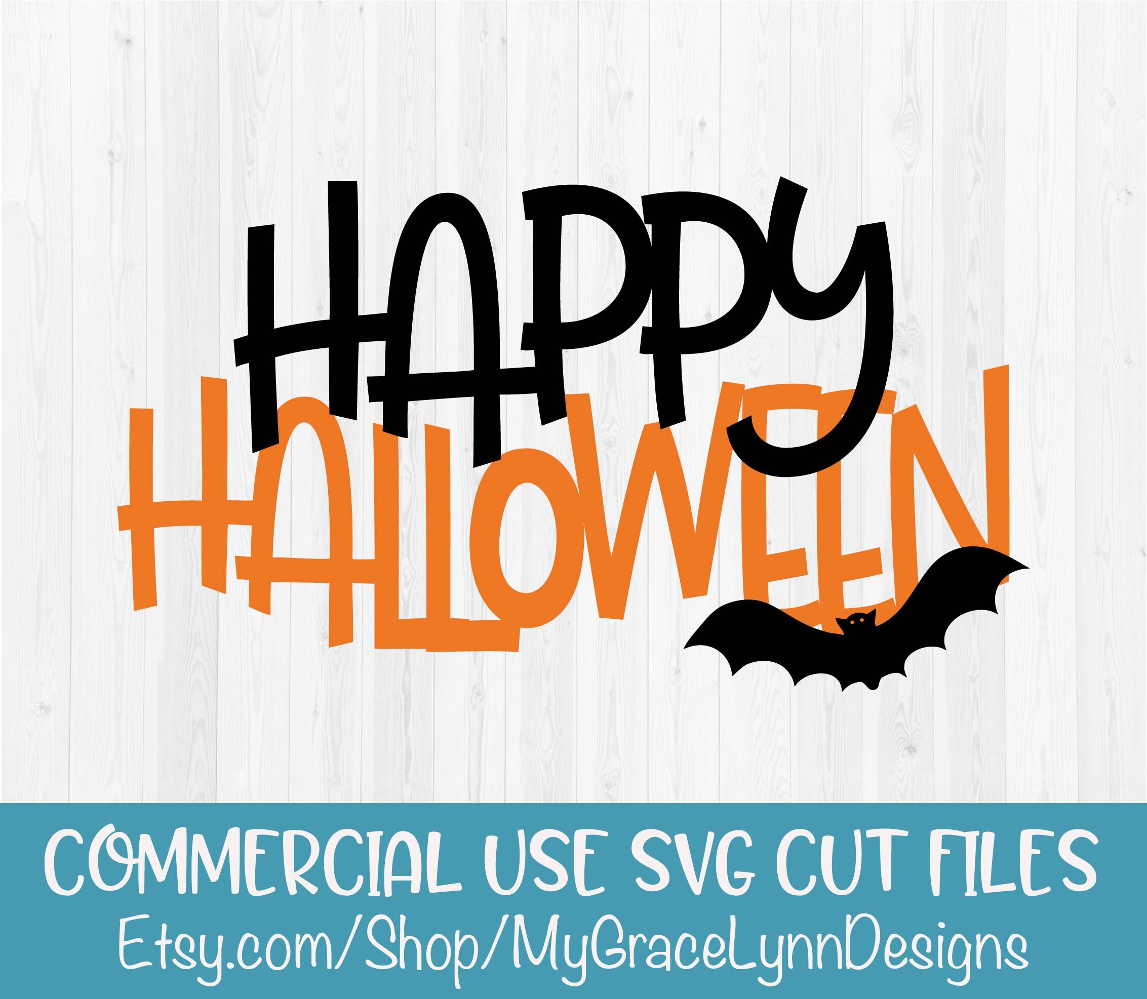 Happy Halloween SVG Cut File Halloween SVG | Etsy