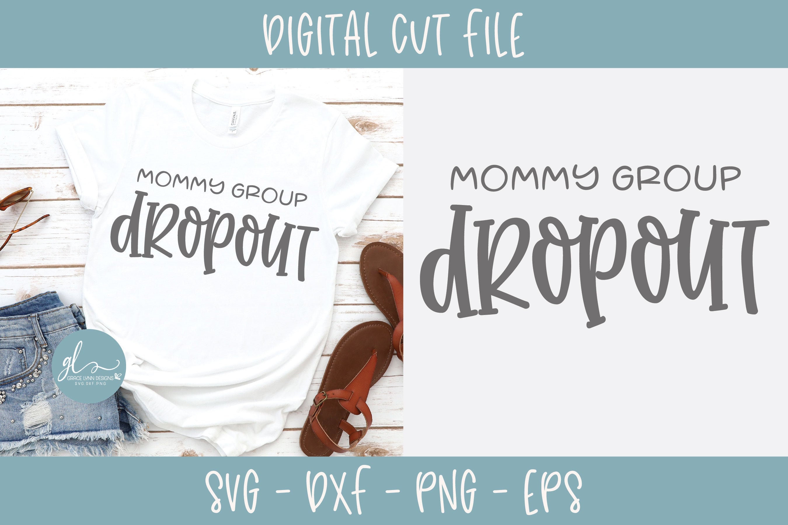 Mommy Group Dropout Digital Cut File SVG DXF & PNG | Etsy