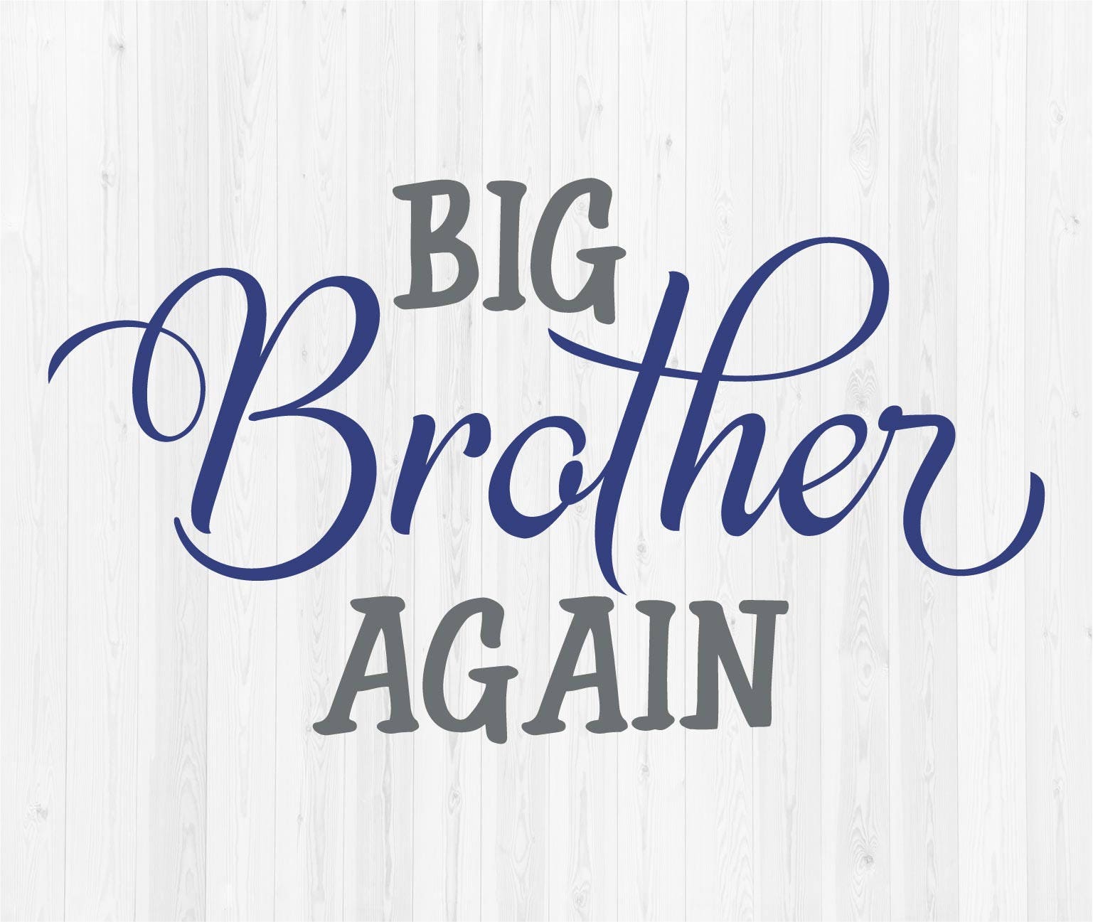Big Brother Again - SVG Cut File - Etsy