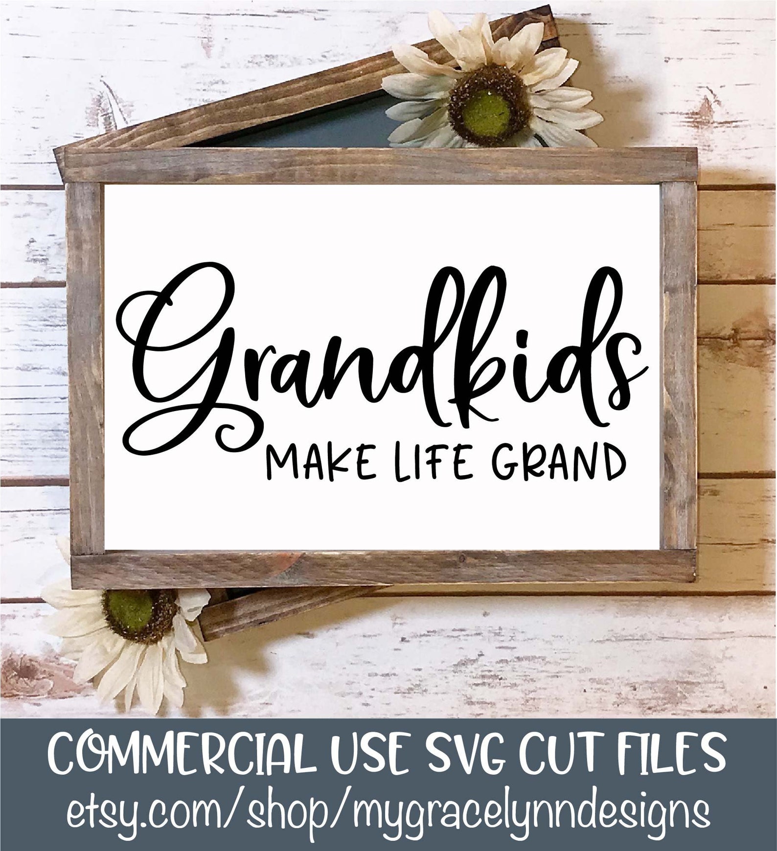 Grandkids Make Life Grand - SVG Cut File - Etsy