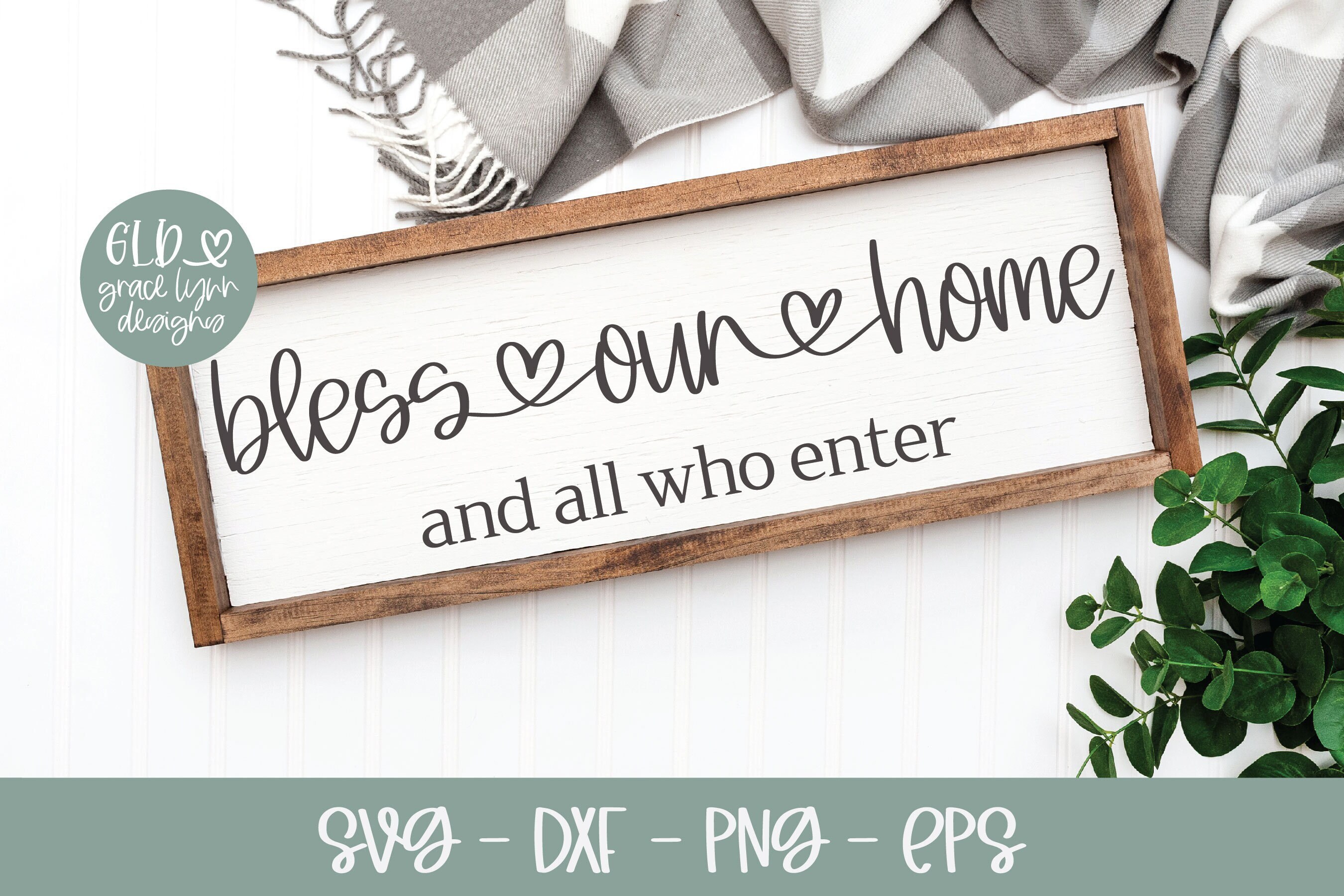 Bless Our Home and All Who Enter Digital Cut File Svg - Etsy