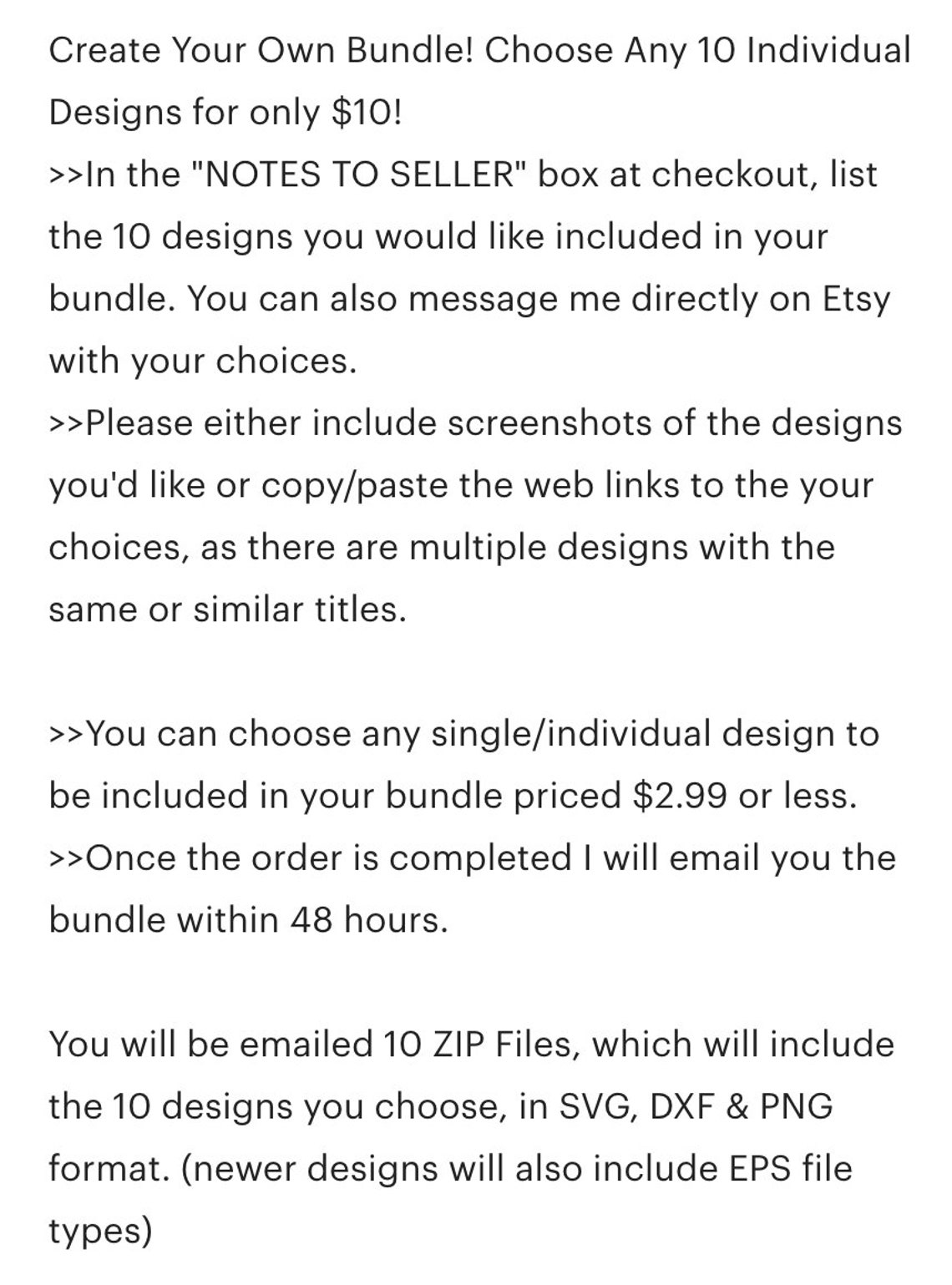 Create Your Own SVG Bundle 10 Designs for Only 10 - Etsy