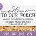Welcome to Our Porch SVG | Welcome Sign Bundle | Porch SVG | Patio SVG ...