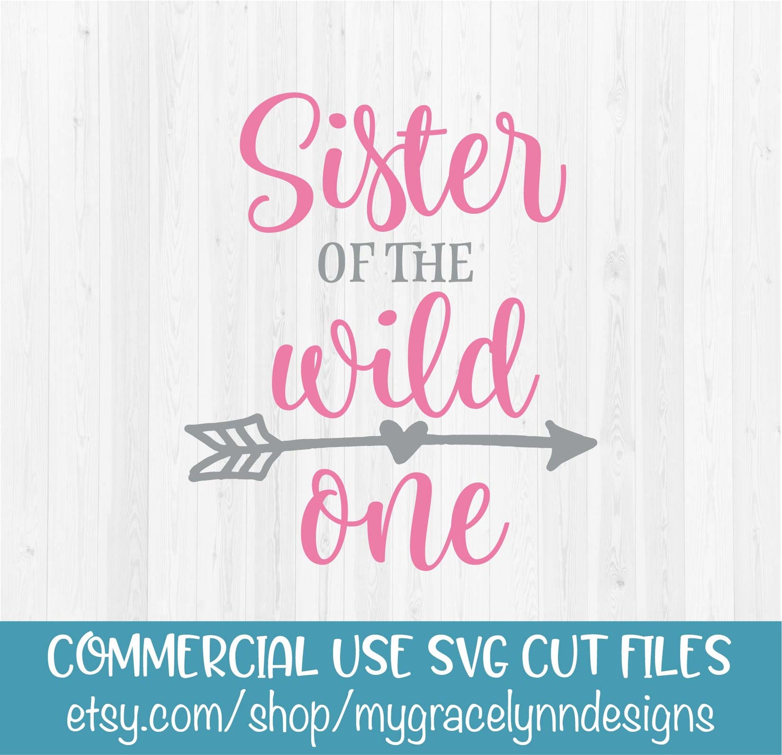 Sister of the Wild One SVG Cut File - Etsy